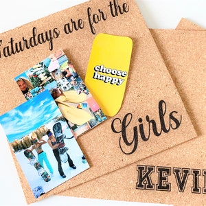Personalized Cork Board With Name, Cork Board Letters, Personalized ...
