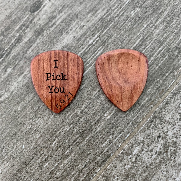 Wood Guitar Picks - Etsy