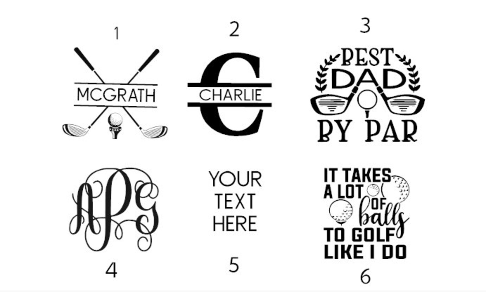 Golf Bag Tag Personalized Golf Gifts for Men or Woman - Etsy