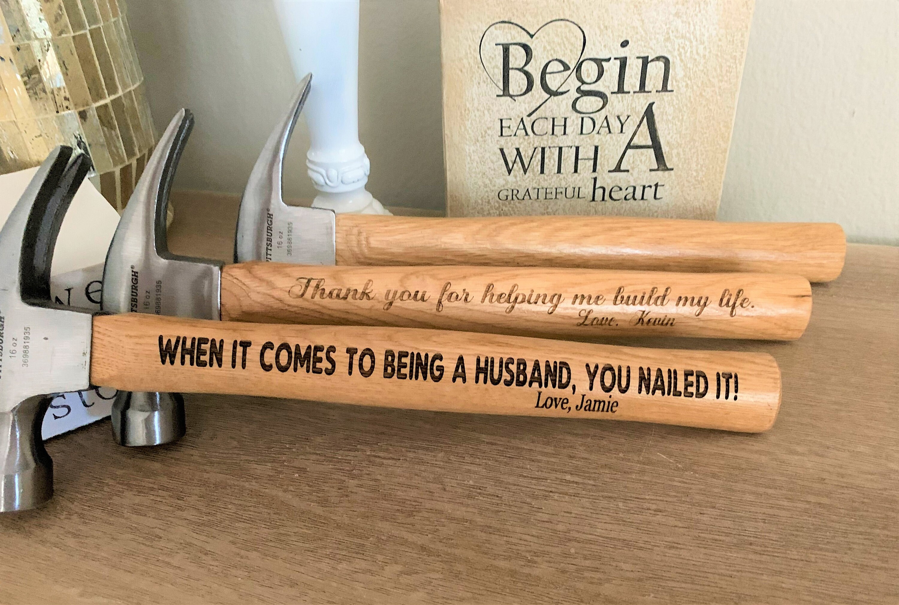 Engraved Hammer,valentine's Day Gift, Personalized Hammer, Monogram ...