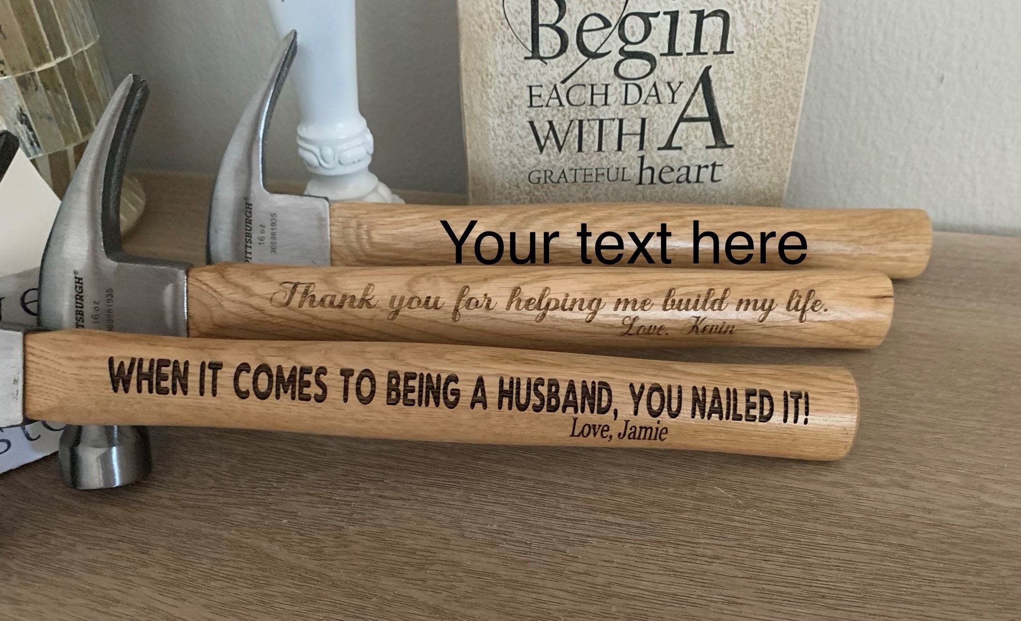 Engraved Hammer Mens Christmas Gift Personalized Hammer - Etsy