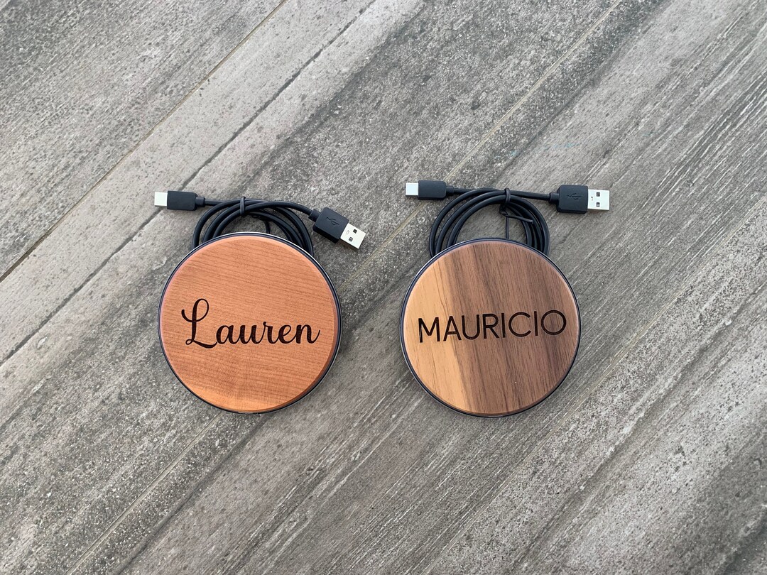 Wireless Phone Charger for Smart Phone, Engraved Charger, Iphone ...