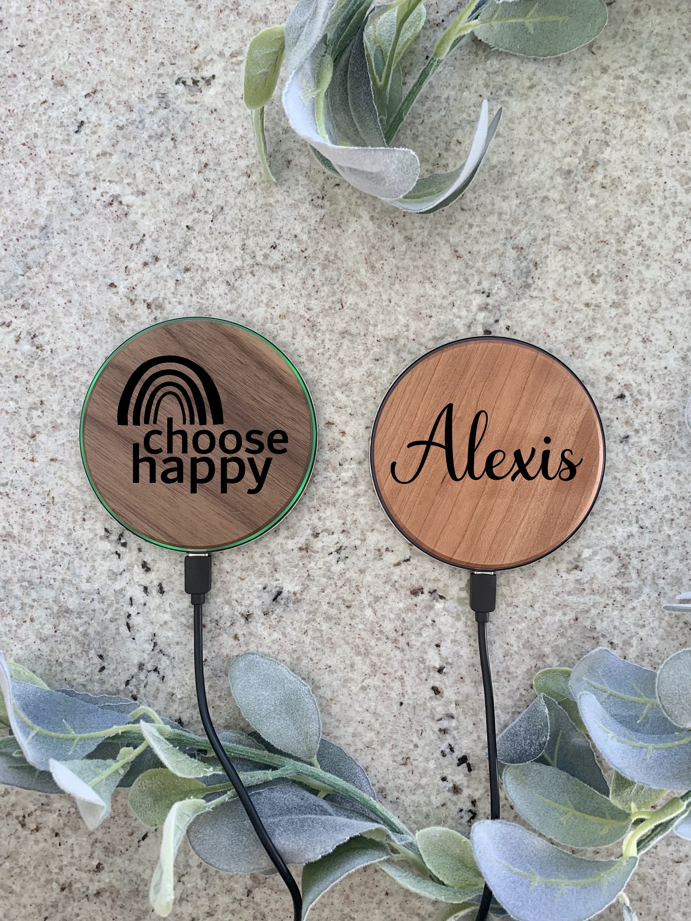 Wireless Phone Charger for Smart Phone, Engraved Charger, Iphone ...