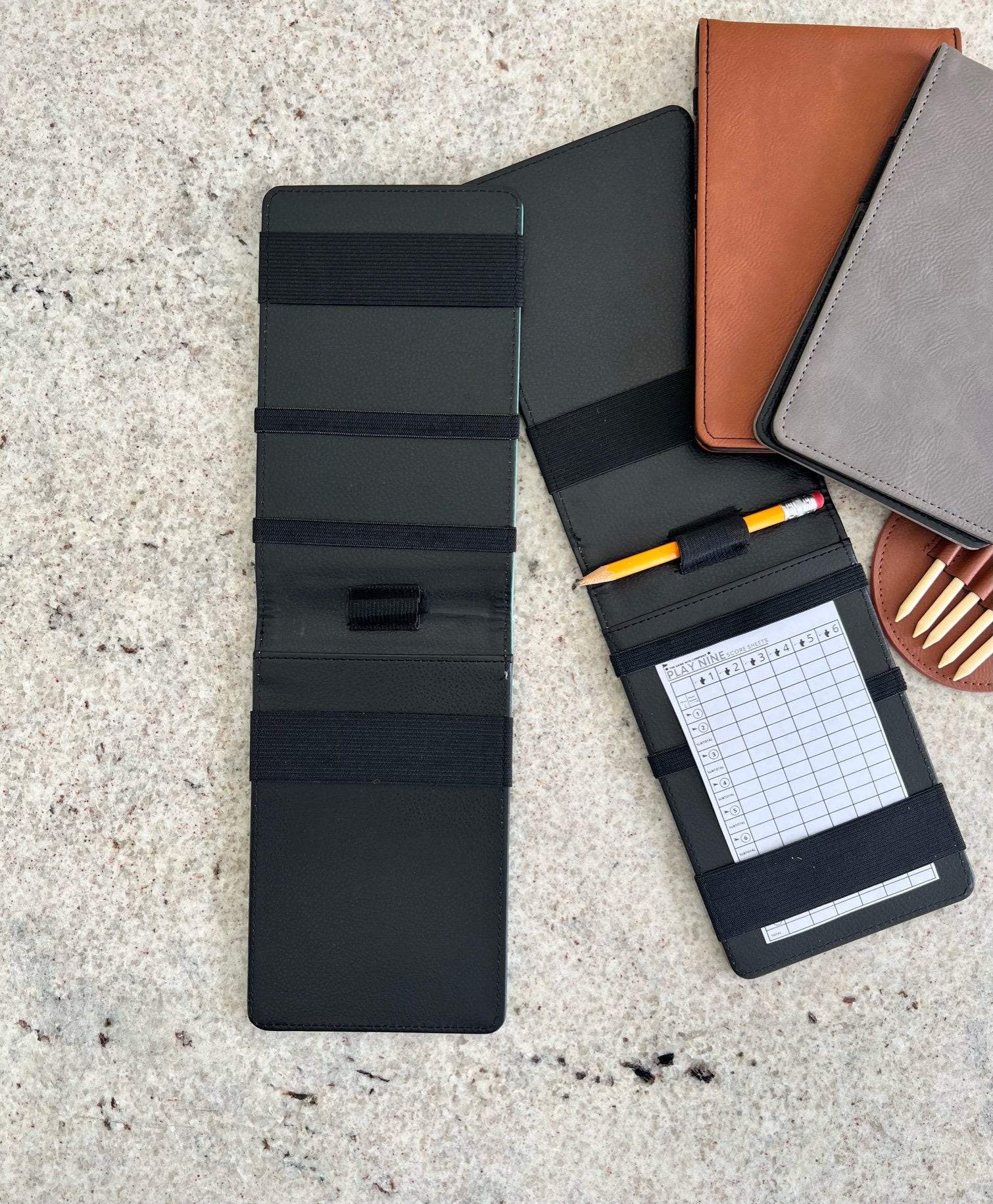 Personalized Golf Scorecard Holder: Engraved Yardage Book, Golf Gift - Etsy