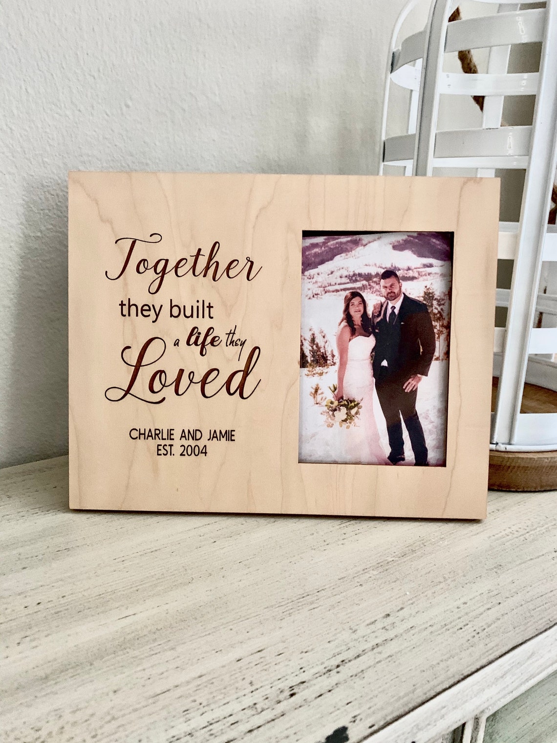 Personalized Picture Frame-custom Engraved Picture - Etsy