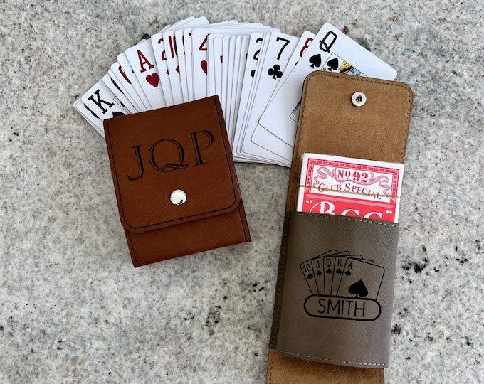 Wavy Playing Card Case - Etsy