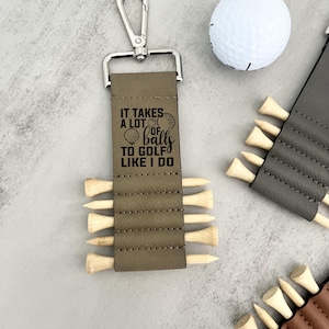 Golf Tee Tag - Personalized Golf Gifts for Men or Woman - Custom Golf ...