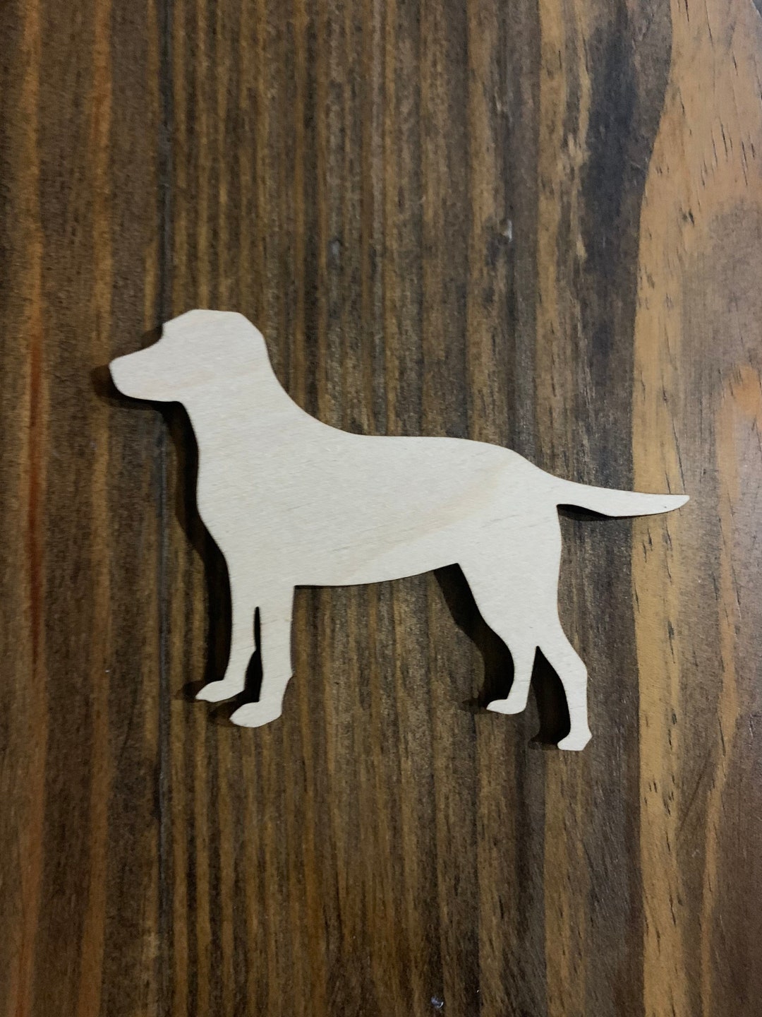 Labrador Retriever Unfinished Wood Cut Out, Shapes, Animals, Custom ...