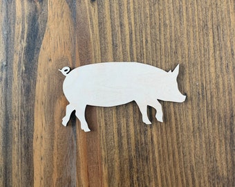 2 34 Farm Animal Piggy Pig Wooden Cutout - Etsy