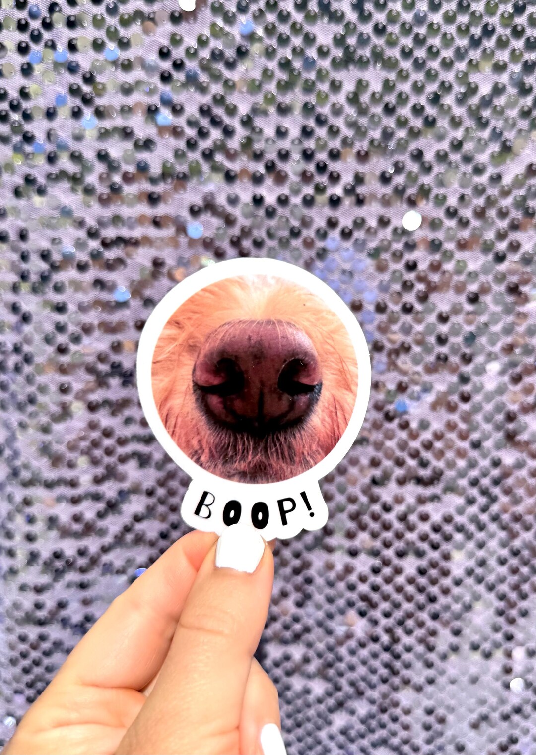 Custom Pet Nose "boop" Sticker: Personalized Waterproof Vinyl Decal - Etsy