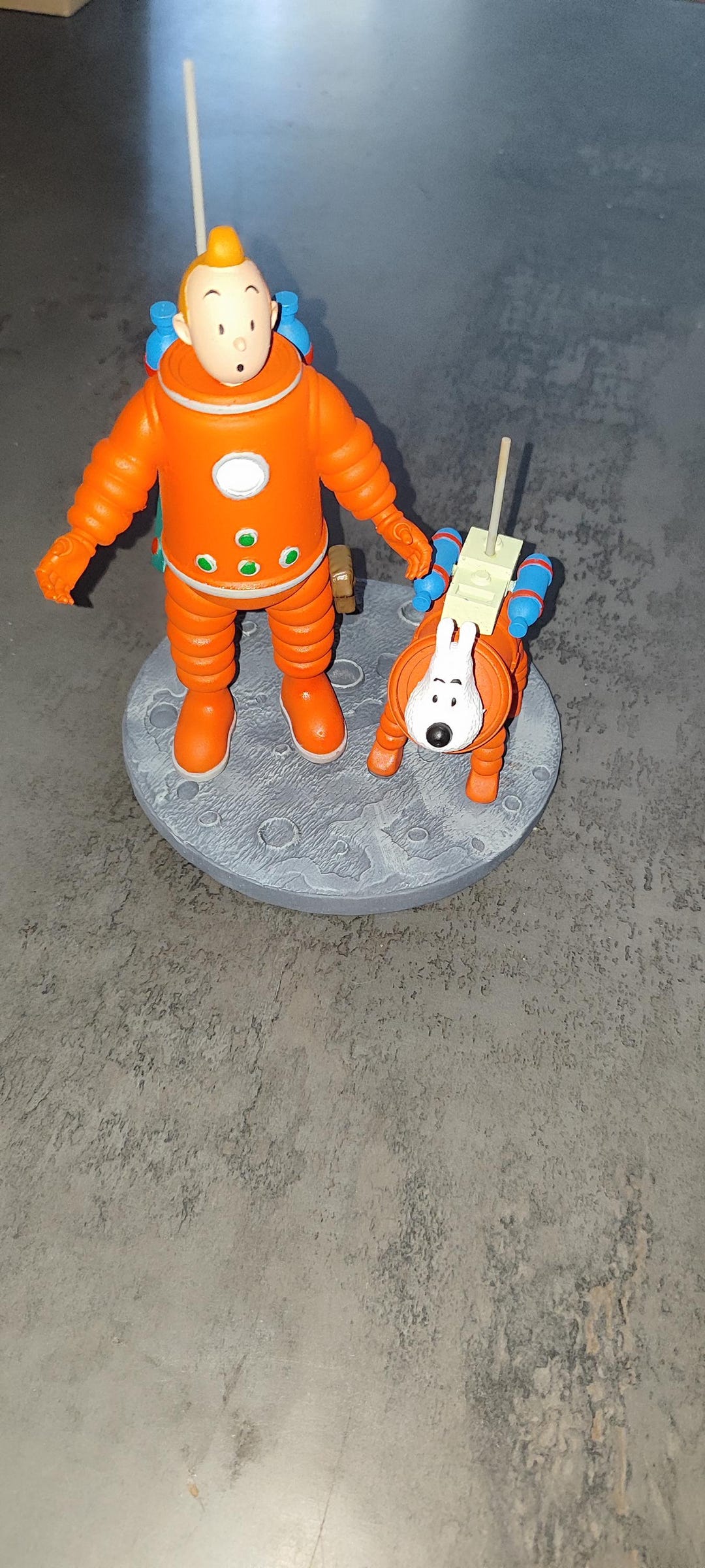 Kuifje en Bobbie Astronaut Beeldje - Etsy Nederland