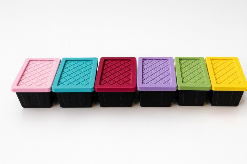 Teeny Tote Bin-mini Storage Bin (tote/lid Only) - Etsy