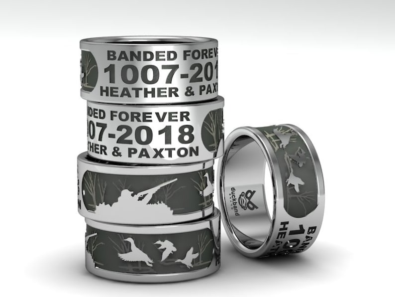 50/50 Band. Duck Hunting, and Banded Ring in One Band. - Etsy