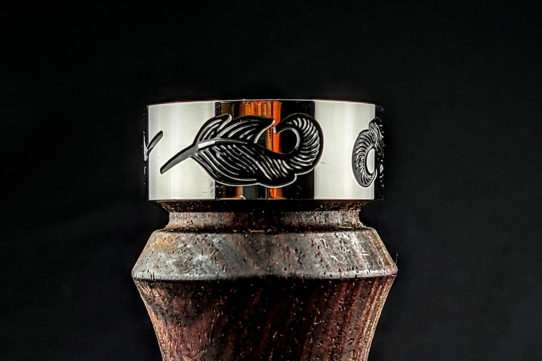 Black Feather Waterfowl Call Band. - Etsy