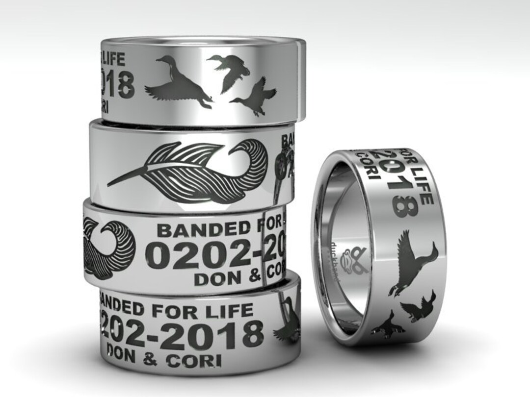 Custom Duck Band Wedding Ring. - Etsy