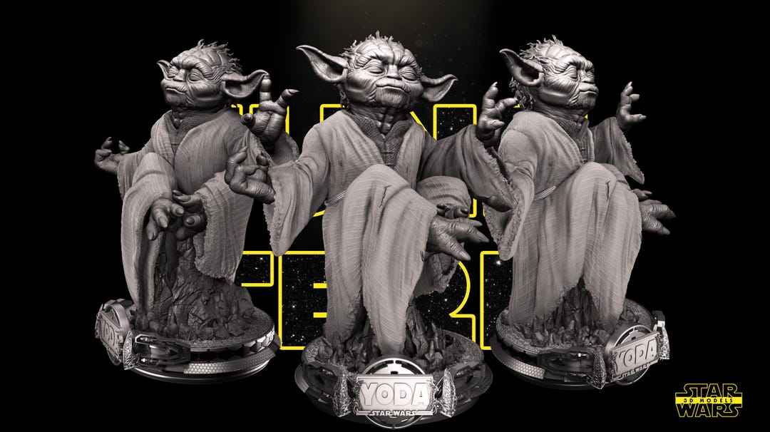 Yoda Bust Movie 'star Wars' STL File. - Etsy