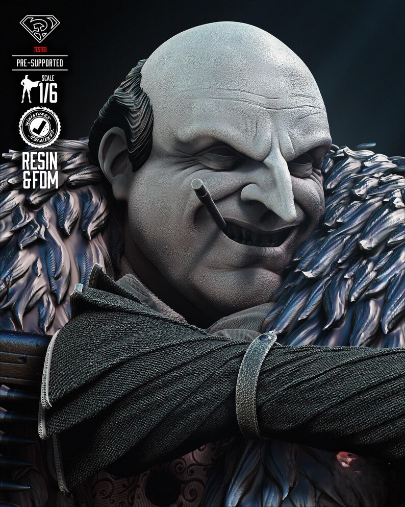 The Penguin DC Comics STL File. - Etsy
