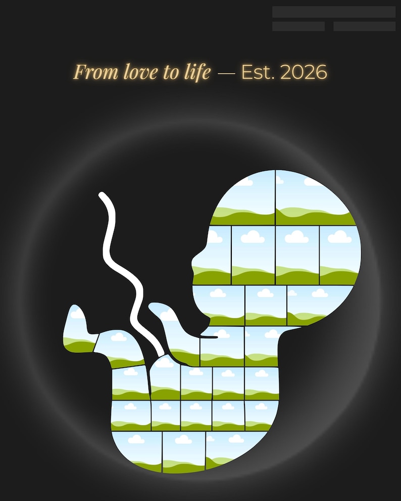 Baby Ultrasound Frame | Printable Sonogram Template | Pregnancy Wall ...