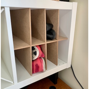 8 Cubby Cube Insert: MDF Cube Storage Organizer - Etsy