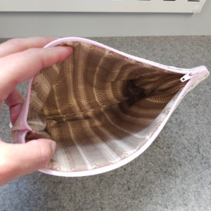 Lacy Quilted Flat Bottom Zipper Pouch S886 - Etsy