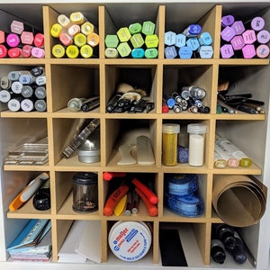 25 Cubby Cube Insert: MDF Cube Organizer Divider - Etsy