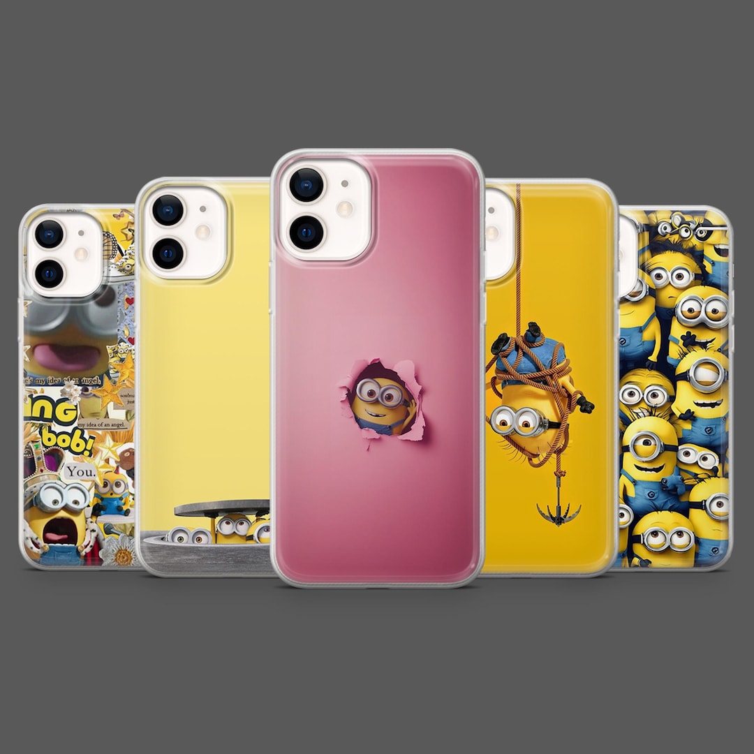 Minions Phone Case Despicable Me Cartoon Cover for iPhone 17pro, 16, 15 ...