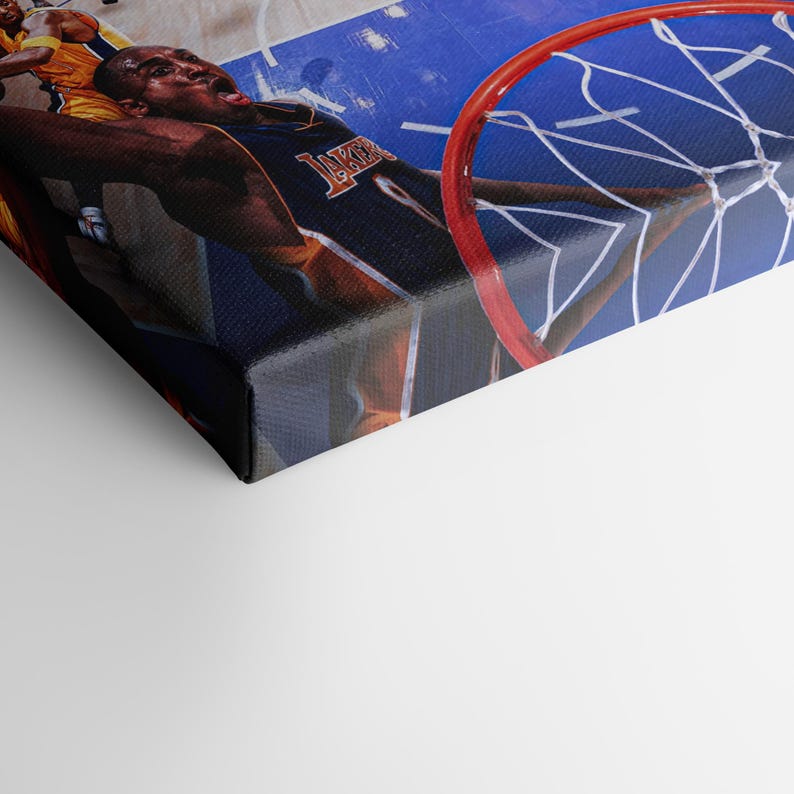 Kobe Bryant Timeline Canvas, Black Mamba Forever Wall Art, NBA Poster ...