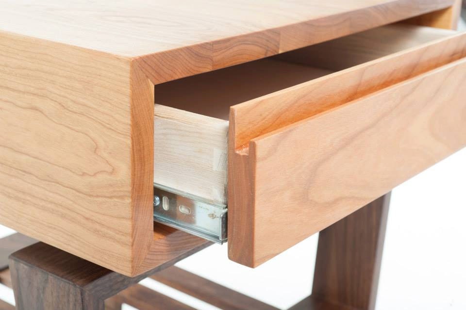 Cherry and Walnut End Table. - Etsy