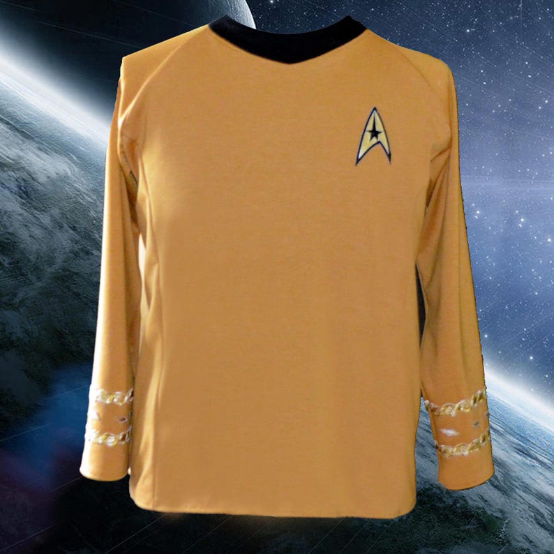 Star Trek TOS Tunic- Custom Made to Measure - Etsy