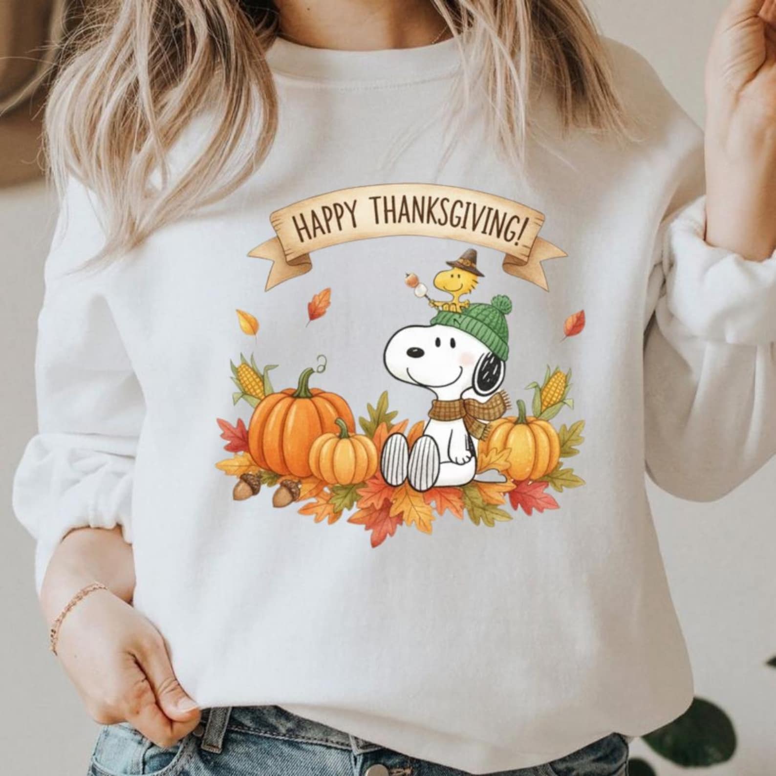 Snoopy Thanksgiving Clipart Bundle | Fall Turkey PNG SVG JPG (digital ...