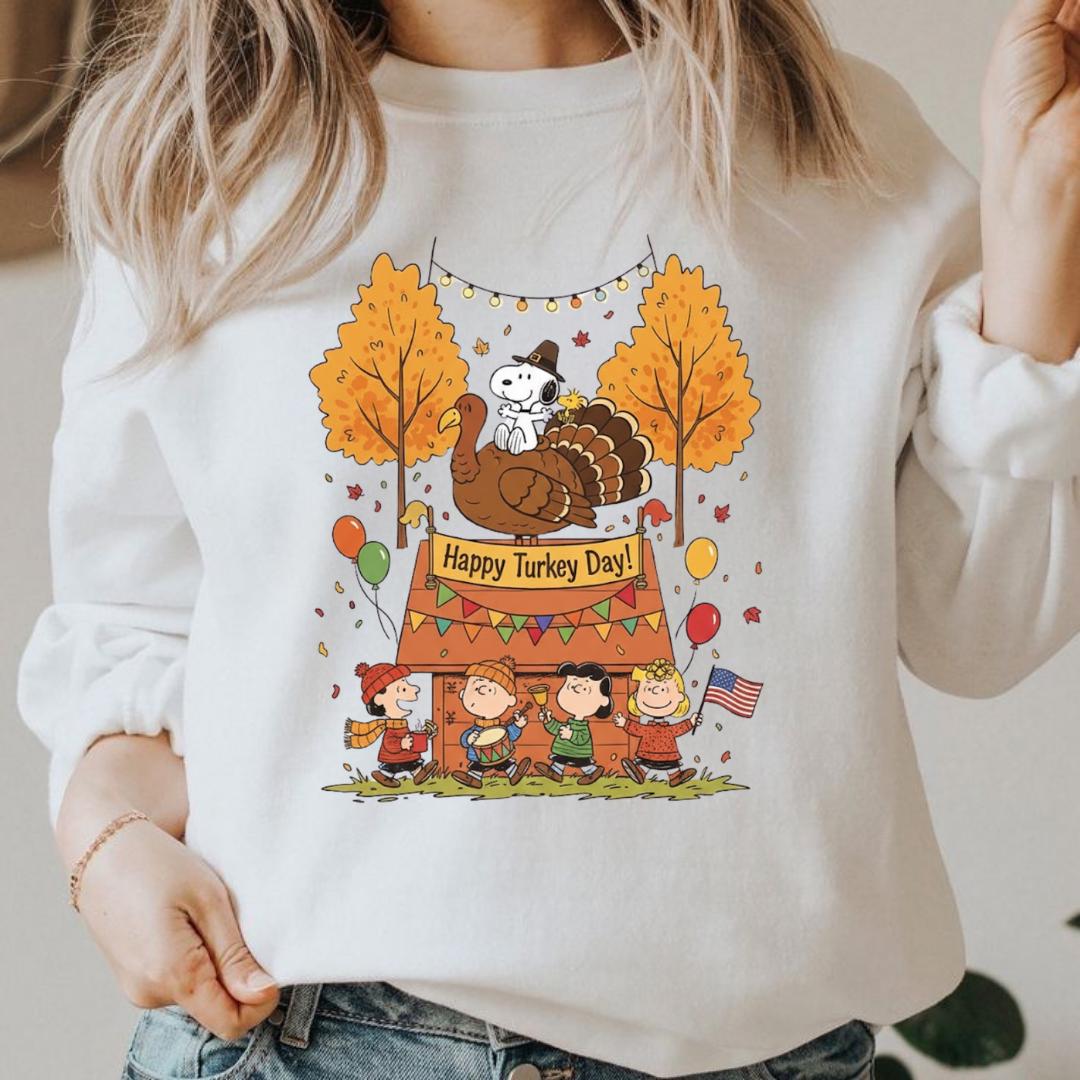 Snoopy Thanksgiving Clipart Bundle | Fall Turkey PNG SVG JPG (digital ...