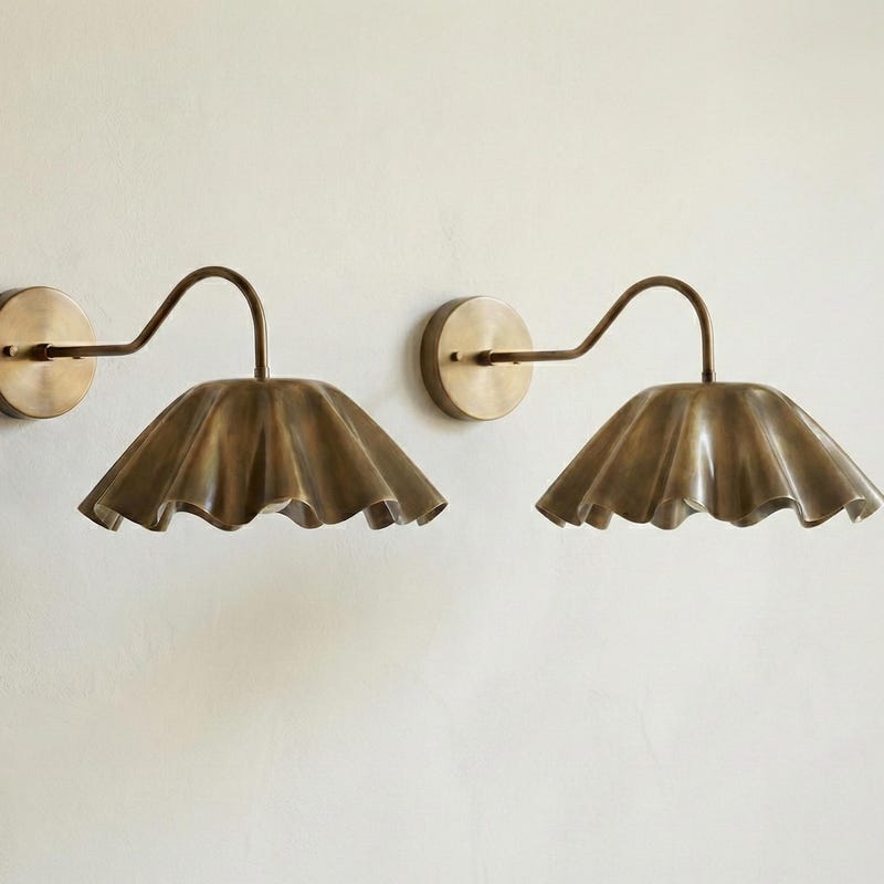 Ruffled Lamp Shade - Etsy