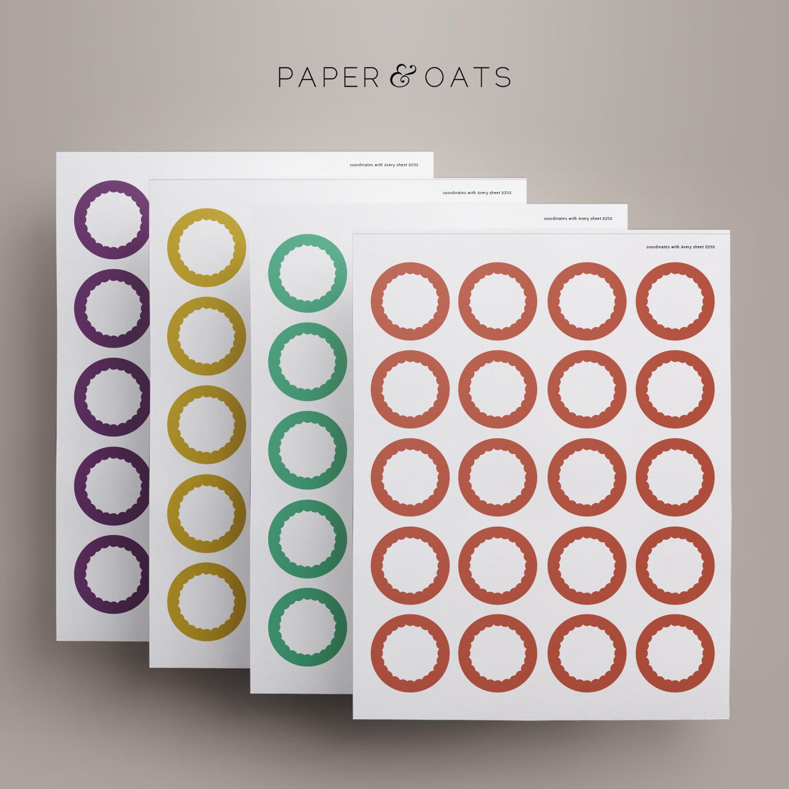 Printable Blank Labels for Organizing, Editable Kitchen Pantry Labels ...