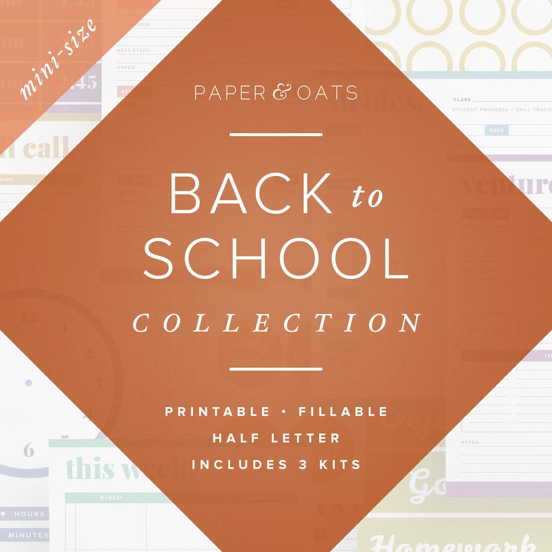 Mini Teacher Planner Pack, Lesson Planning, Classroom Decor, Back to ...