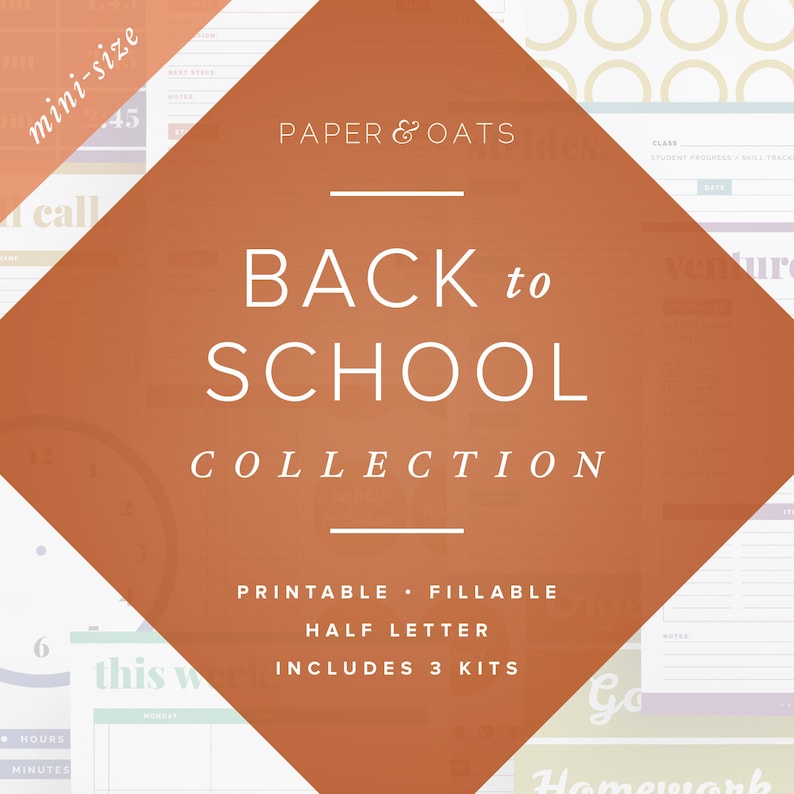 Mini Teacher Planner Pack Lesson Planning Classroom Decor - Etsy