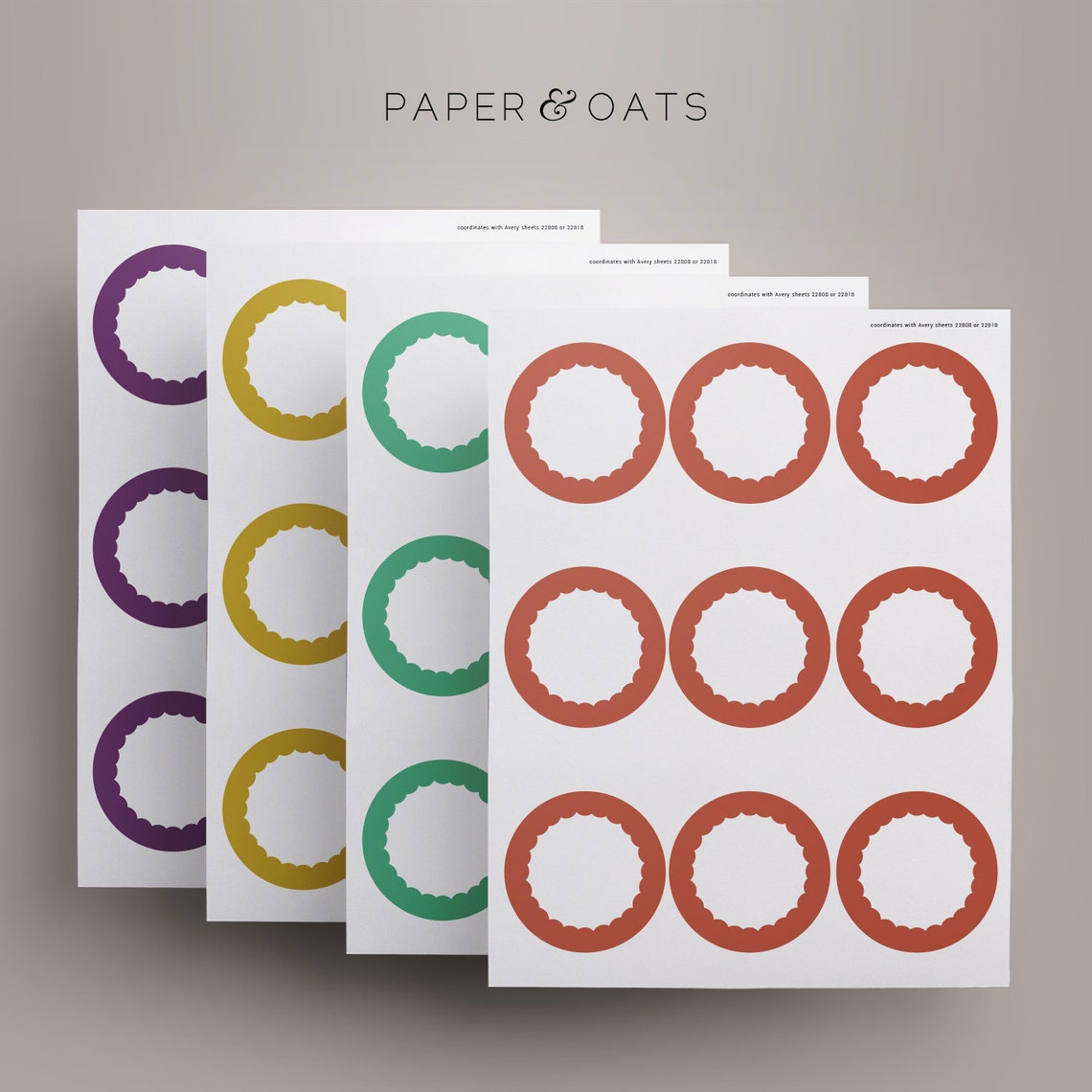 Printable Blank Labels for Organizing Editable Kitchen Pantry - Etsy