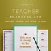 Teacher Planner Pack, Back to School Planners, Lesson Planning ...