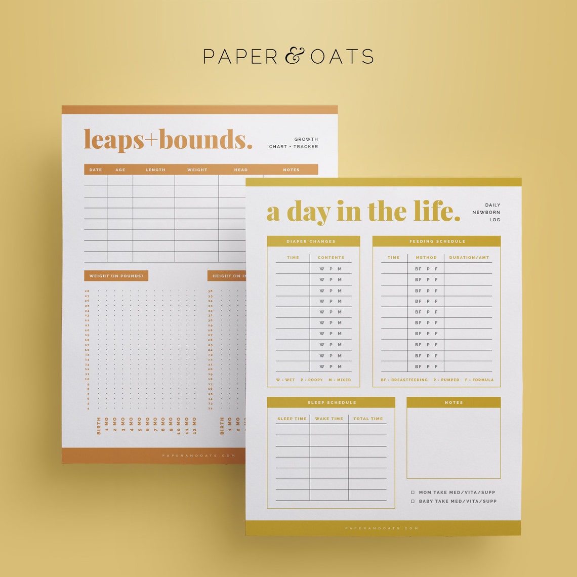 Newborn Planning Kit Baby Planner New Mom Planner Baby - Etsy