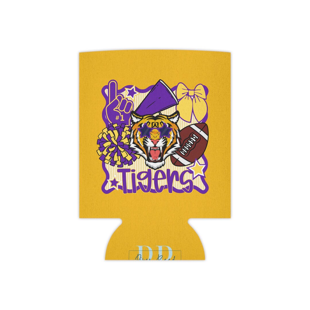 LSU Tigers Can Cooler: Geaux Tigers, Game Day Tailgate Accessory - Etsy