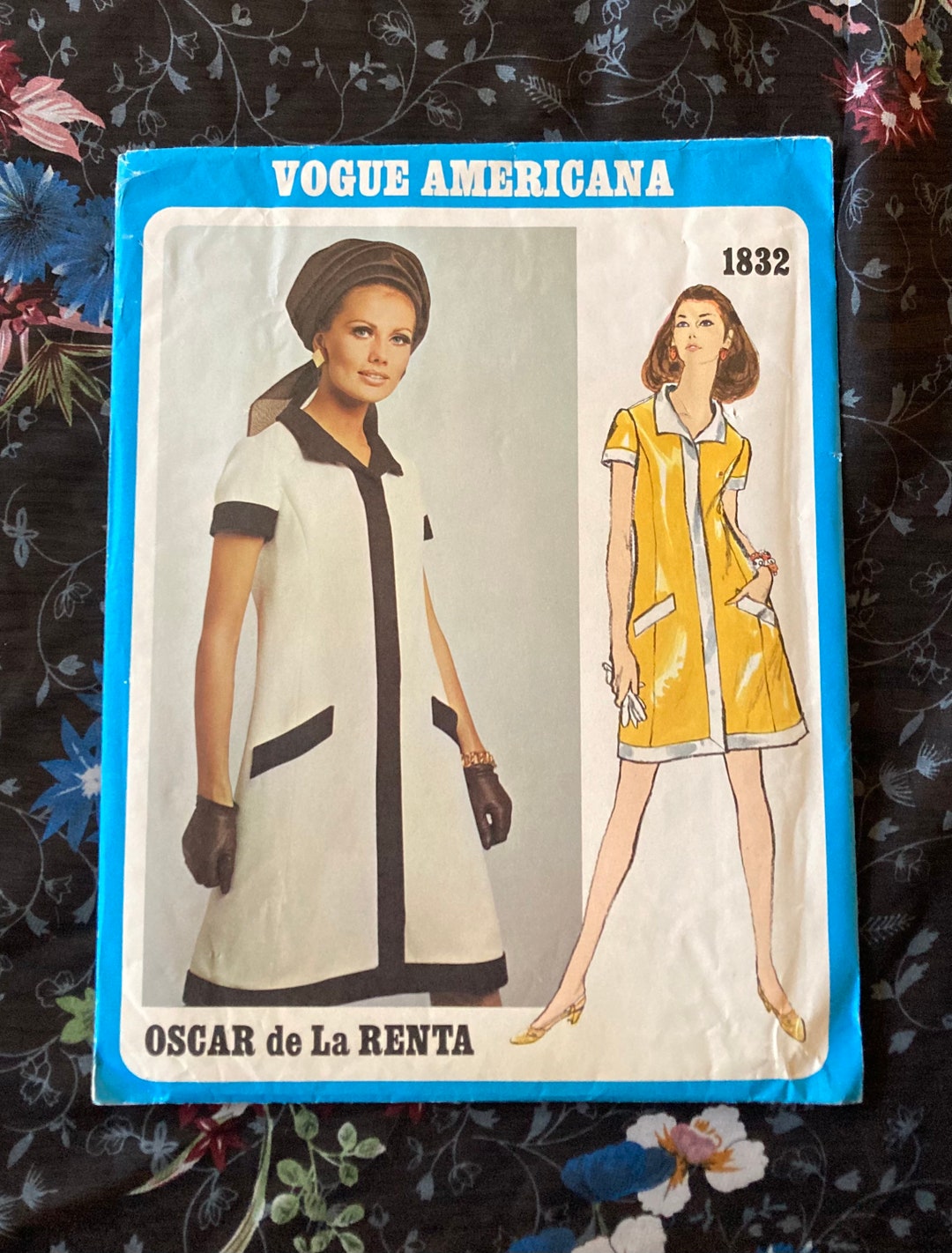 Vintage Vogue Americana Sewing Pattern 1832 - 1960's Loose Fitted A ...