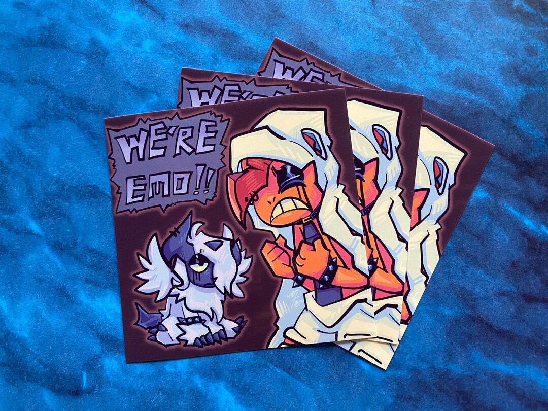 PKMN Mega EMO Duo Mini Print - Etsy