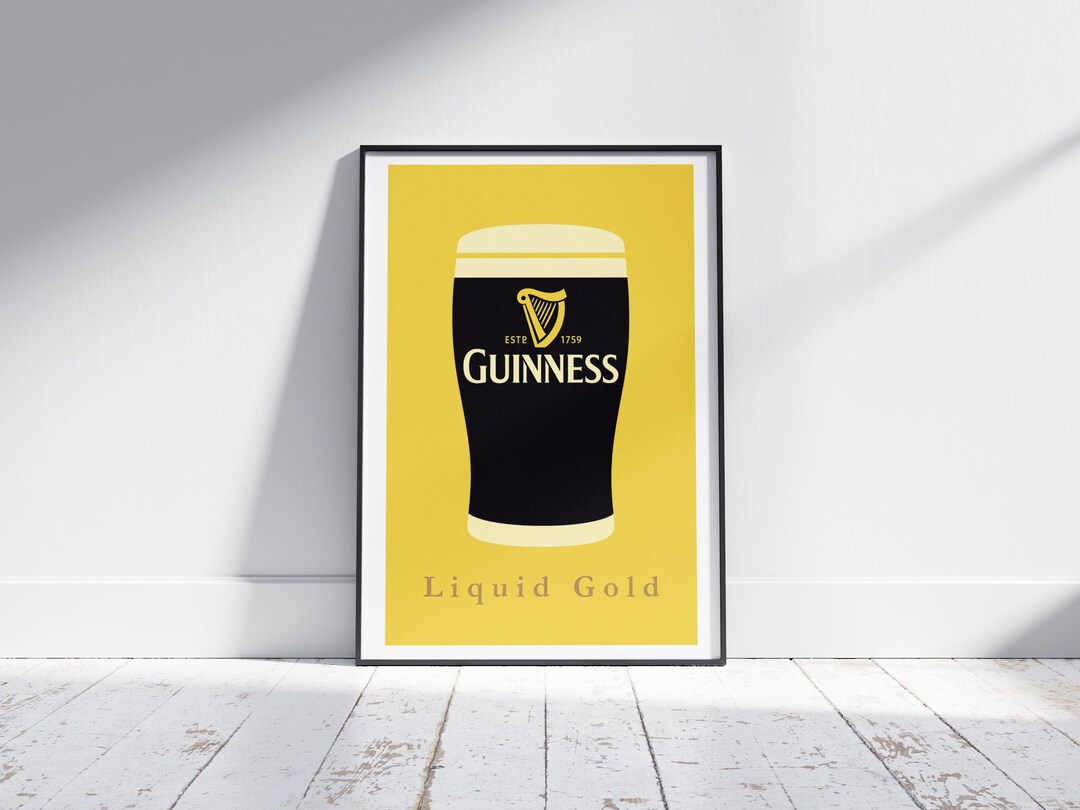 Guinness Poster | Beer Poster | Pint Poster | Irish Beer Poster | Pub ...