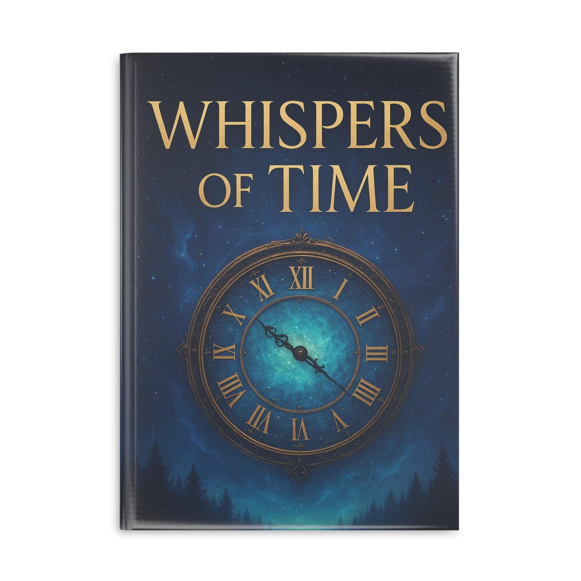 Fantasy Book Cover | Whispers of Time | Mystical Cosmic Clock, Stars ...