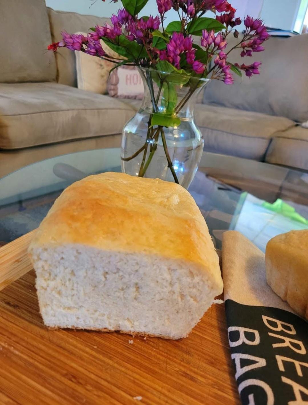Homemade Vegan Sandwich Bread Using Non-gmo, Not-beached, All-natural ...