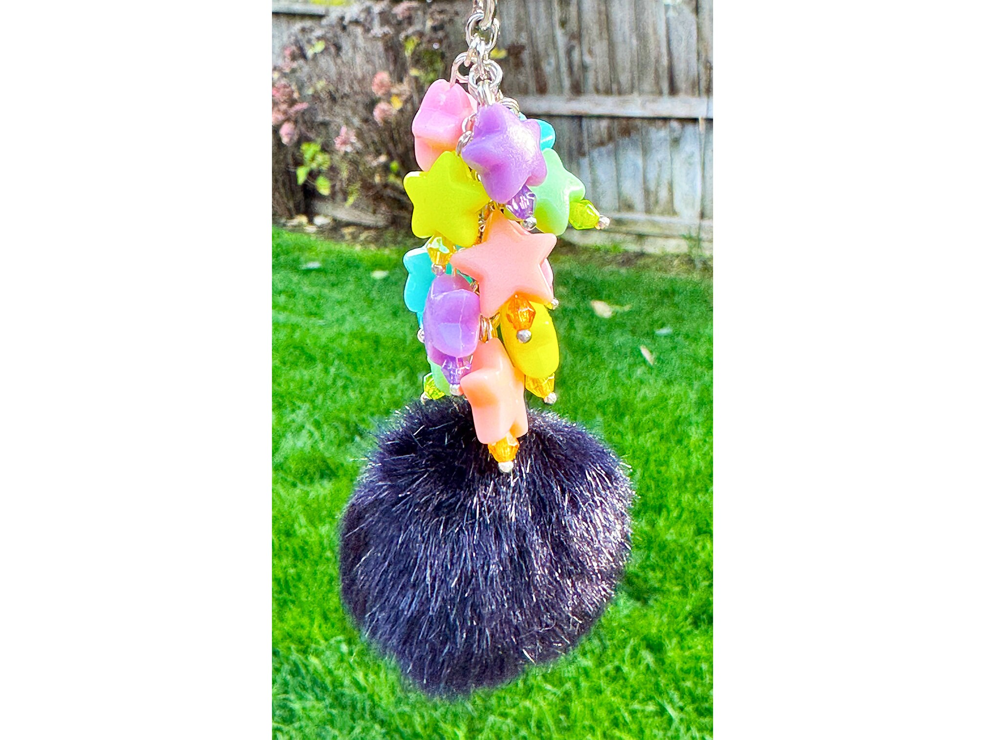 Ghibli Totoro Soot Sprite Candy Stars Konpeito Keychain Purse Bag Charm ...