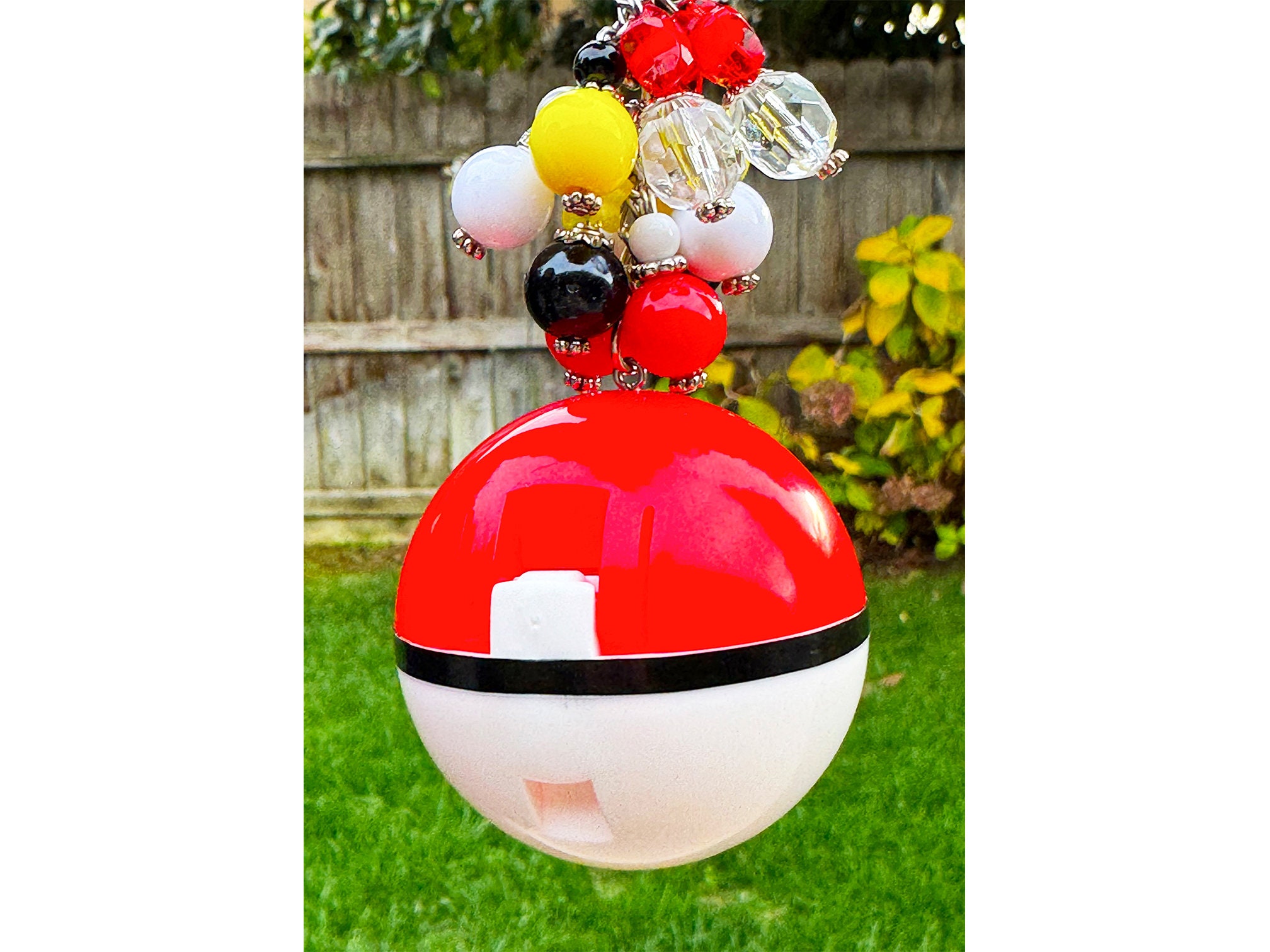 Pokemon Poke Ball Engagement Ring Box Keychain Purse Bag Charm - Etsy