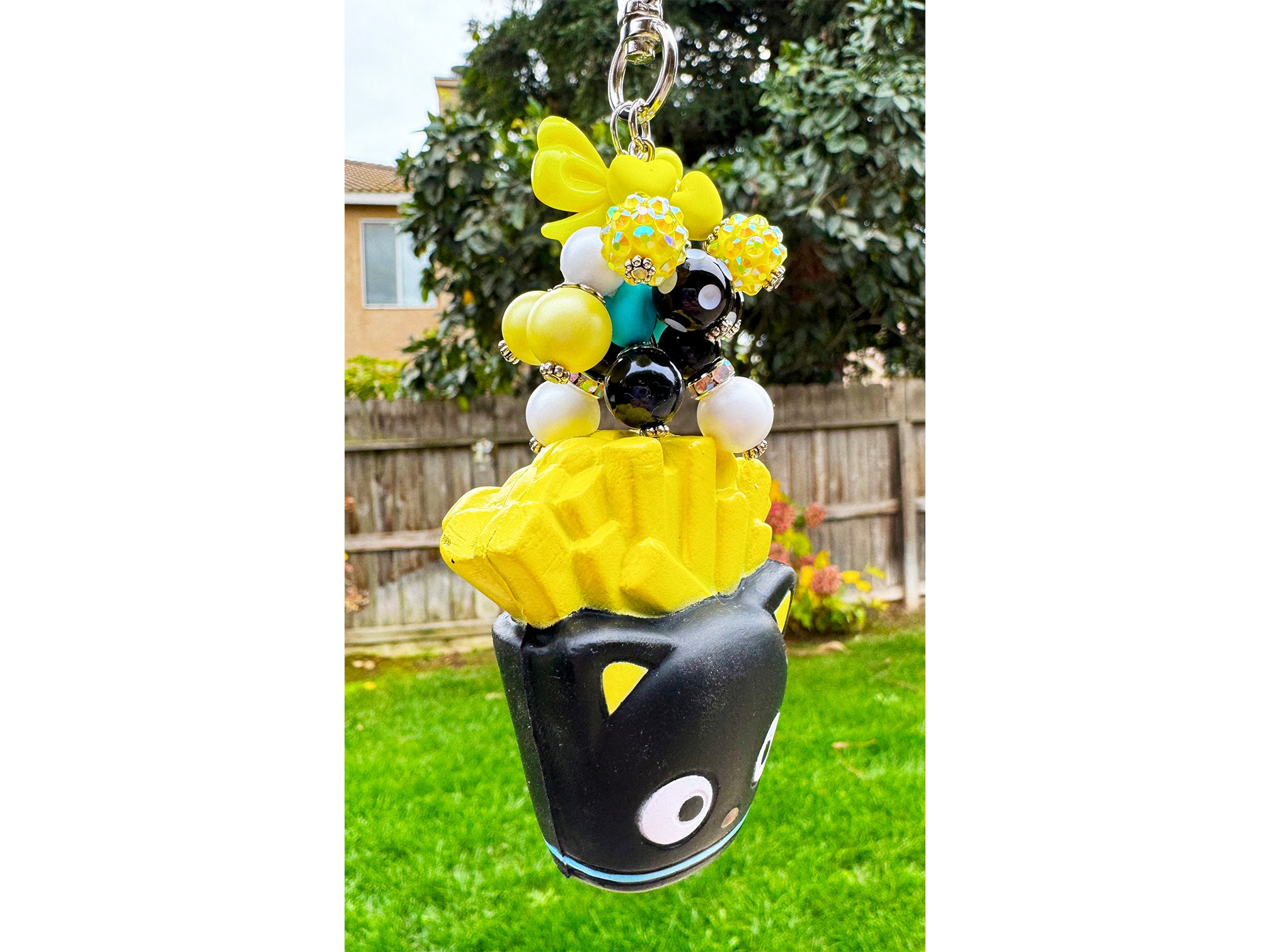 Sanrio Chococat Fries Squishy Keychain Bag Purse Charm - Etsy