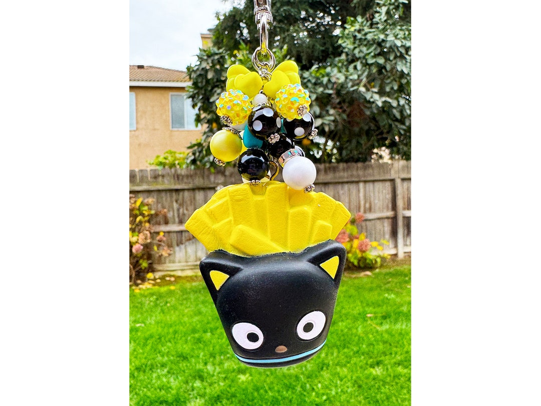 Sanrio Chococat Fries Squishy Keychain Bag Purse Charm - Etsy