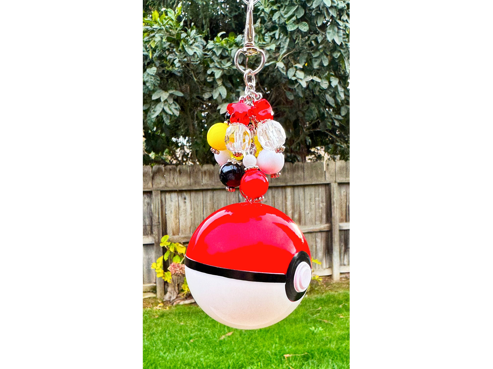 Pokemon Poke Ball Engagement Ring Box Keychain Purse Bag Charm - Etsy