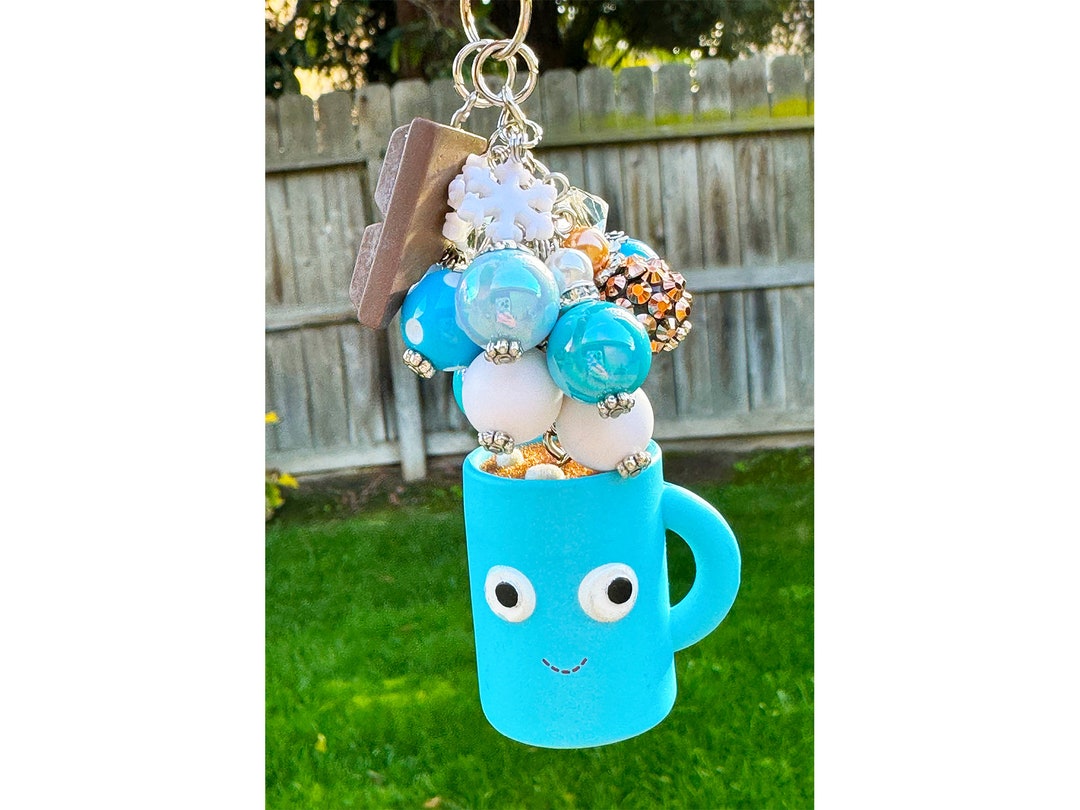 Heidi Kenney X Kid Robot Hot Chocolate Keychain Purse Bag Charm - Etsy